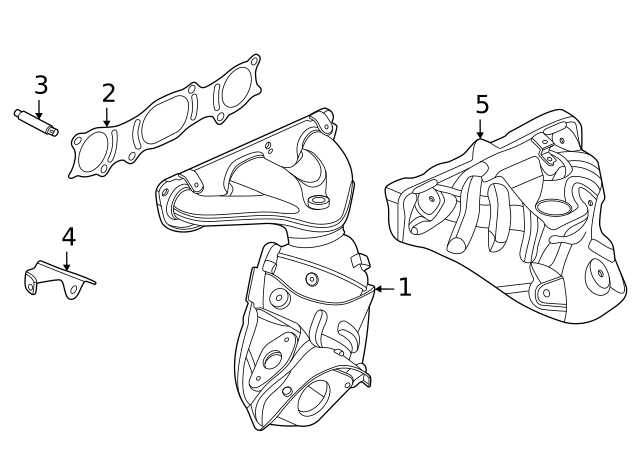 2024 Nissan Sentra Mnfd W/Converter 140E2-6LY0A | OEM Parts Online