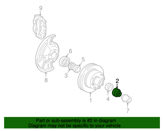 Ford Dealership 1984-2024 Ford Bearing BC2Z-1216-B | Ford Parts Catalog