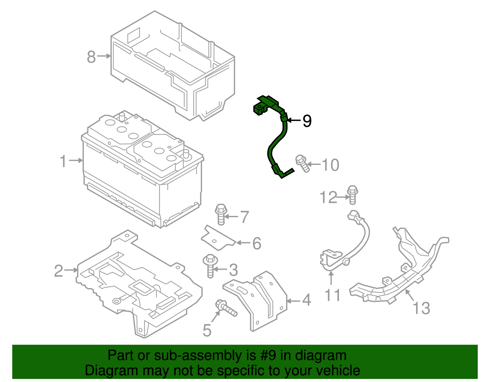 2019-2022 Kia Positive Cable 37180-S9000 | OEM Parts Online