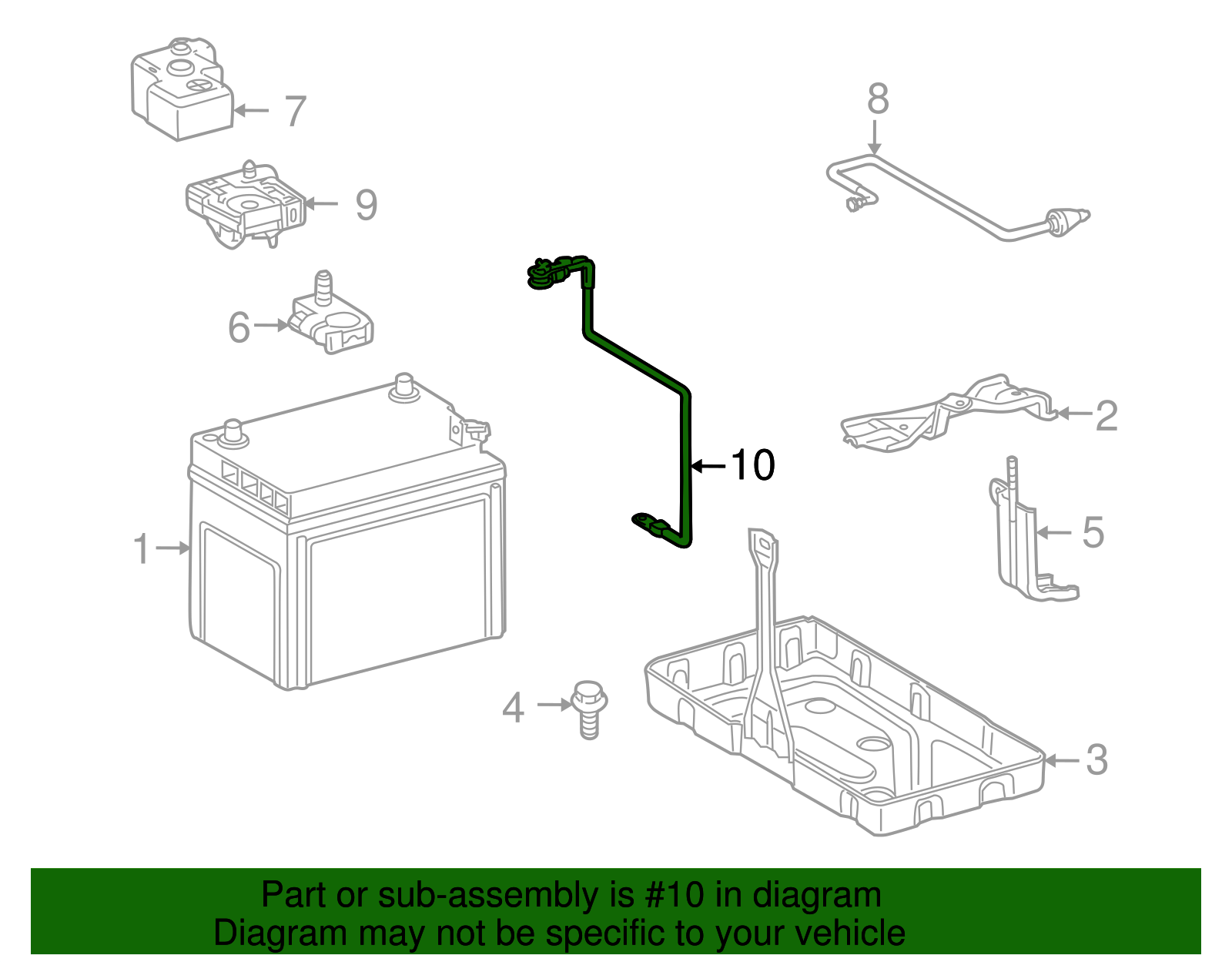 82284-30040 - High-Quality Battery Cable for 2007-2016 Lexus ...