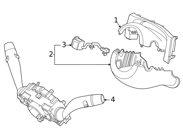 84852-AR200-PNS - Shroud Steering Column Lower 2022-2024 Genesis GV70 ...