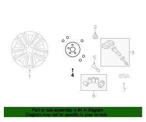 2019-2020 Kia Sorento Wheel, Alloy 52905-C6330 | OEM Parts Online