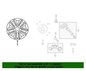 52910-C5110 - Wheel, Alloy 2016-2020 Kia Sorento | Kia.Parts Store