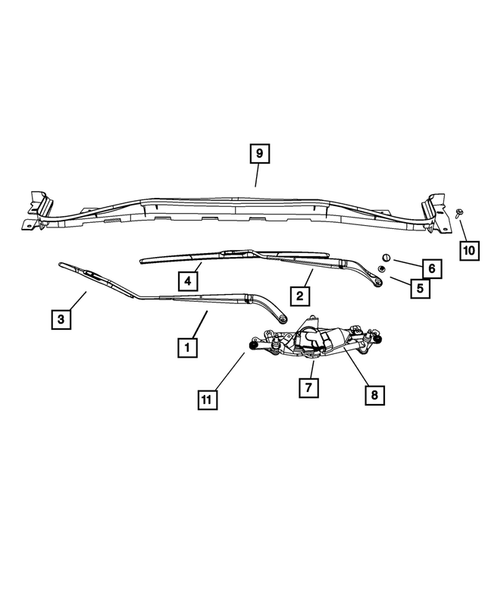 Wiper and Washer System for 2012 Fiat 500 | Mopar eStore