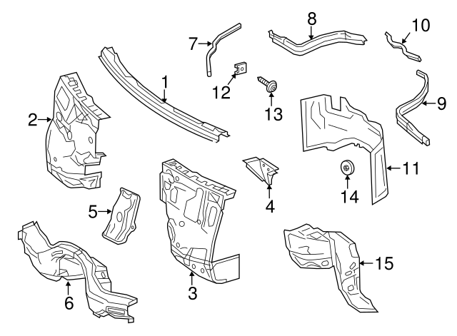 204-682-32-01 - Cowl Insulator 2010-2017 Mercedes-Benz | Mercedes-Benz ...