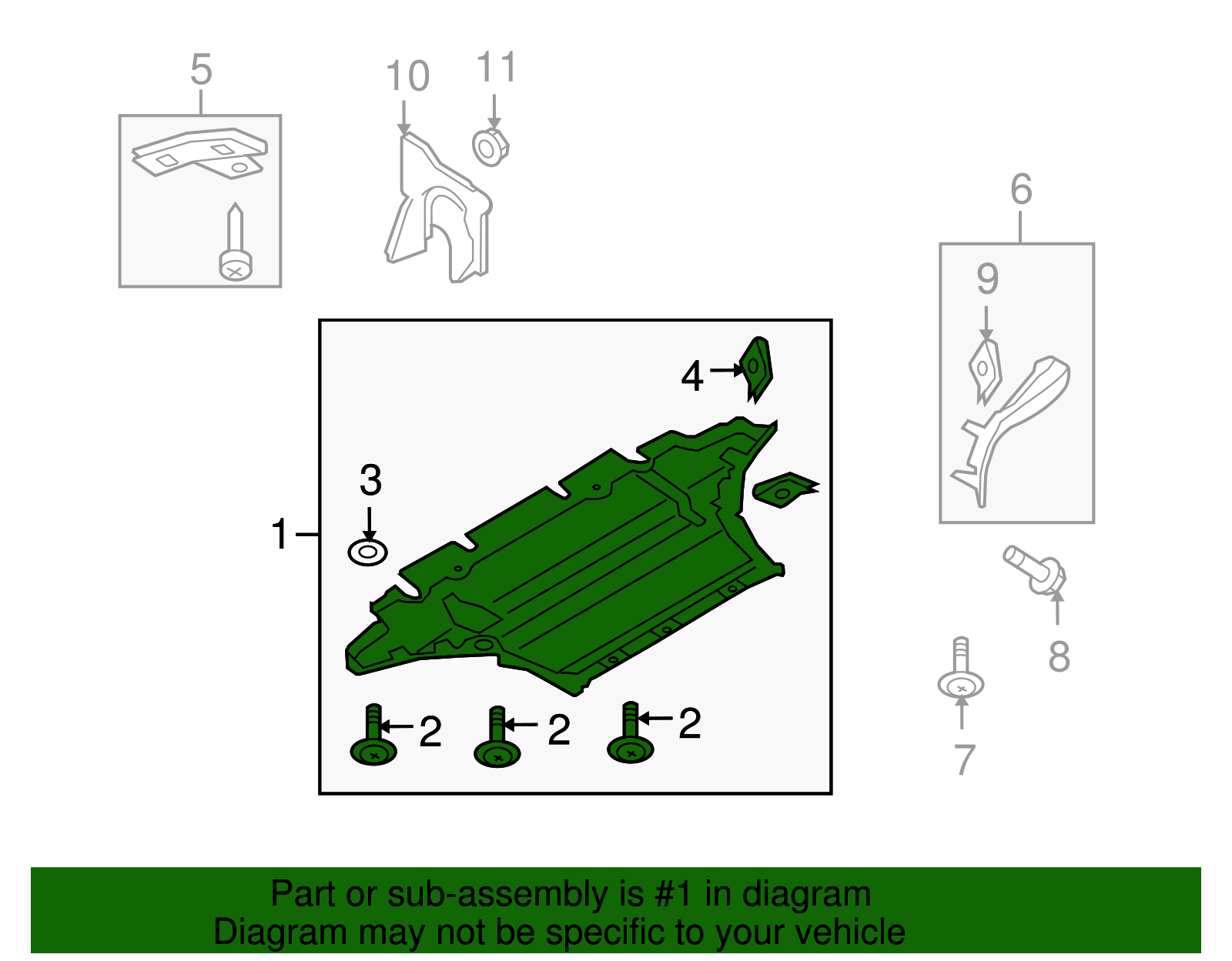 2008-2012 Audi Splash Shield 8F0-863-821 | Retail Performance Auto Parts