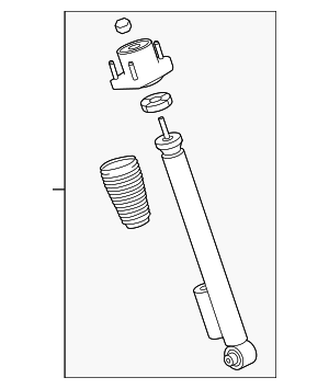 2013-2017 Land Rover Range Rover Suspension Shock Absorber LR034241 ...