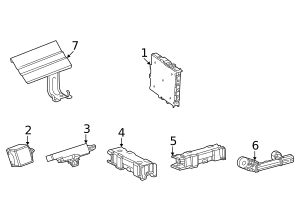 2022-2024 Toyota Sienna Keyless Entry Module 899H0-08060 | Toyota Parts ...