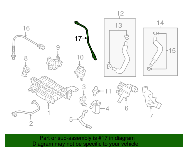 2017-2021 Hyundai Oxygen Sensor 39210-2ECC0 | OEM Parts Online