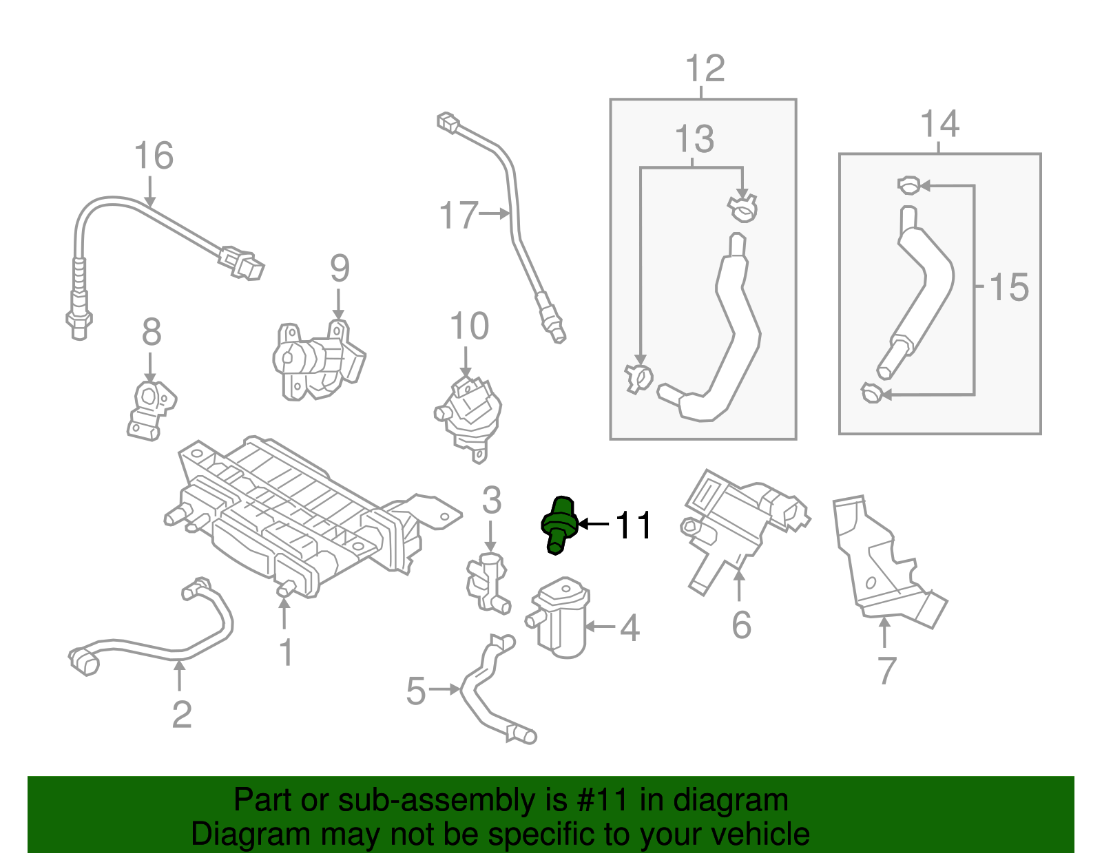 Genuine PCV Valve for 2008-2025 Hyundai | Part# 26740-2G000 | Hyundai ...