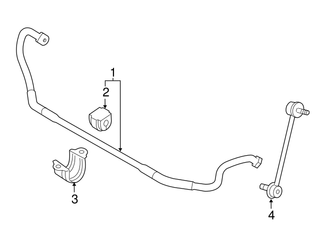 31-35-6-792-124 - Suspension Stabilizer Bar 2012-2018 BMW ...
