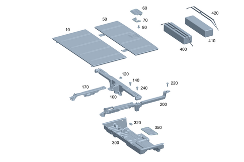 Load Compartment Floor for 2025 Mercedes-Benz Maybach EQS 680 SUV ...