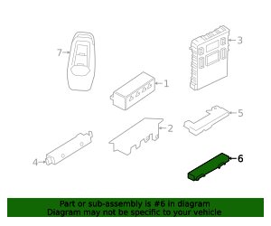 JX7Z-19D596-C - Keyless Entry Antenna 2019-2024 Ford | Raceway Ford Parts