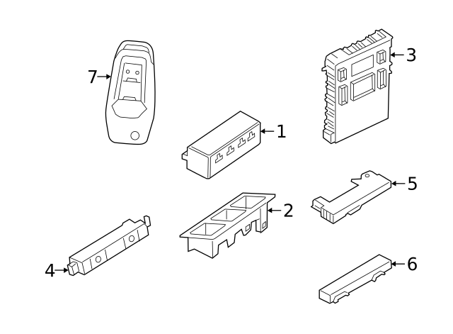 Genuine OEM Ford Part - Control Module LT1Z-15604-D | Genuine OEM Ford ...