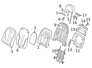 52-10-7-409-619 - Rear section, Comfort seat, lower 2016-2022 BMW | AutoNationParts.com