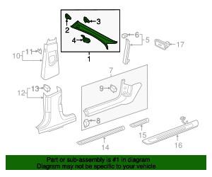 4G8-867-233-C-25M - Windshield Pillar Trim 2015-2018 Audi | Audi OEM Parts