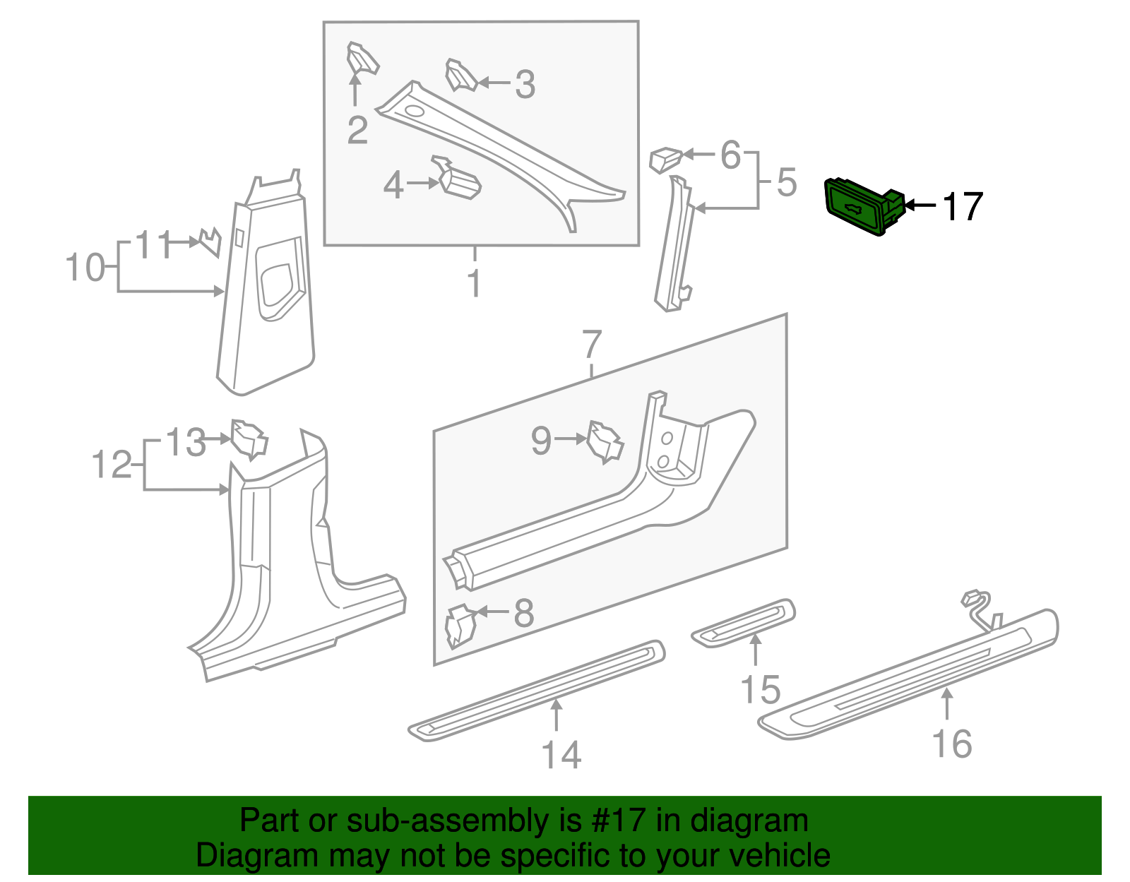 4G0-959-831-B-5PR - High-Quality Switch for 2015-2018 Audi | AutoNation ...