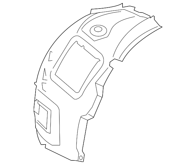 51717260731 - 2015-2020 BMW Ft Fender Liner (51-71-7-260-731) | BMW of ...