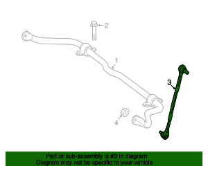 246-320-06-89-64 - Stabilizer Link 2014-2020 Mercedes-Benz | Mercedes ...