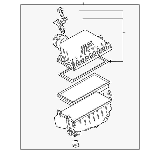 2020-2022 Toyota Air Cleaner Assembly 17700-F0280 | Lithia Toyota Parts