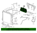 2017-2023 GMC Acadia Front Bumper Shutter 85524693 | TascaParts.com