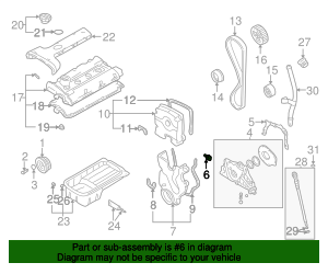 1989-2012 Hyundai Rear Main Seal 21321-42042 | OEM Parts Online