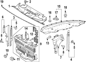 PR3Z-8310-C - Under Cover 2024 Ford Mustang | Big 3 Auto Parts
