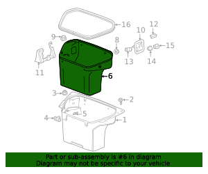 2020-2024 Chevrolet Corvette Storage Compartment 84773275 GM ...