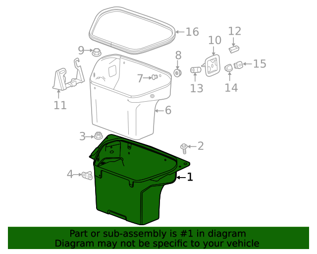 2020-2024 Chevrolet Corvette Front Compartment Front Panel 85134132 GM ...