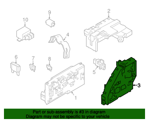 61149264923 - 2012-2017 BMW Distribution Box (61-14-9-264-923) | BMW of ...