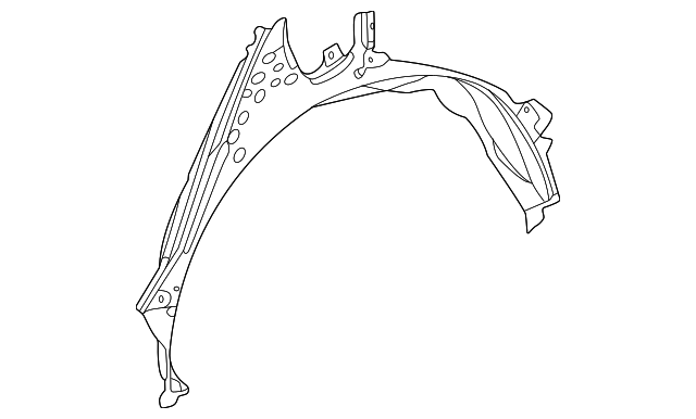 2020-2024 Toyota Highlander Outer Wheelhouse 61606-0E050 | Discount ...