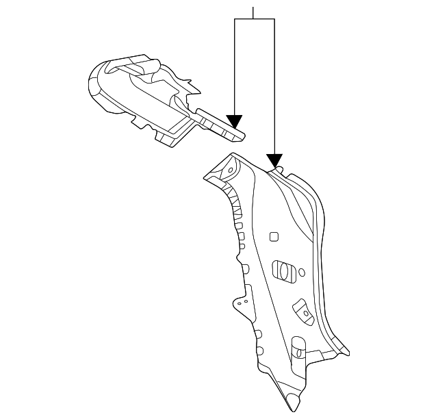 2020-2024 Toyota Highlander Outer Reinforced 61804-0E900 | Toyota Parts ...