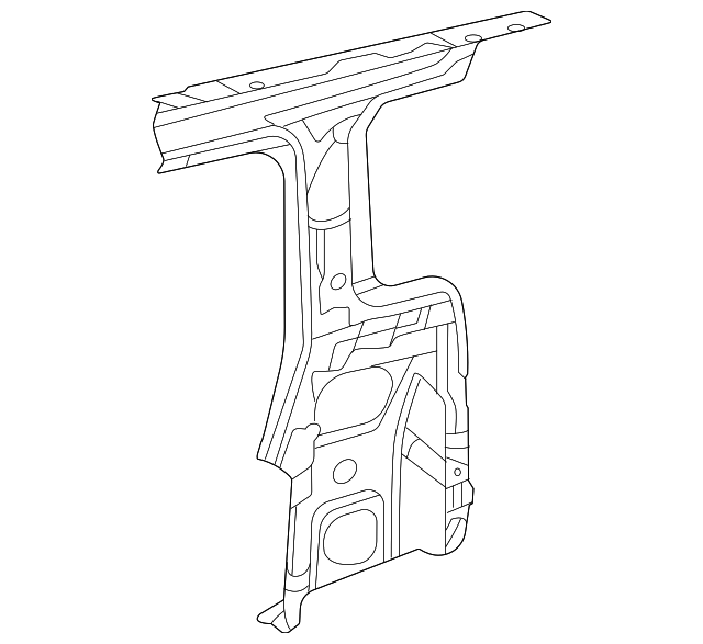 61711-0E080 - Pillar Reinforced - 2020-2024 Toyota Highlander | OEM ...