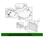 1993-2011 GM Air Conditioning Refrigerant Pressure Sensor 13587697 GM ...