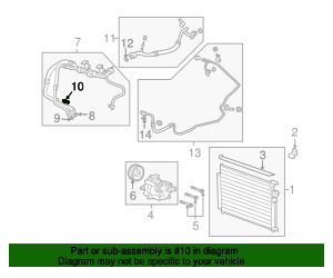 1993-2011 GM OEM NEW 1993-11 GM Cadillac Air Conditioner Refrigerant ...