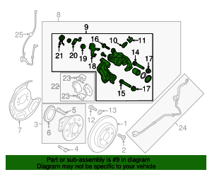 58310-1RA30 - Caliper - 2012-2017 Hyundai Accent | Joseph Airport Hyundai