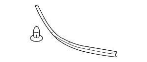 Genuine Toyota 53381-02130 Hood To Radiator Seal