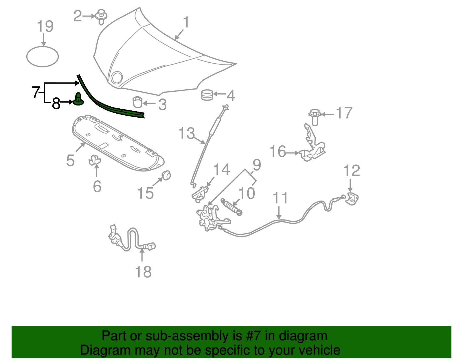 2011-2020 Toyota Sienna Front Seal 53381-08020 | OEM Parts Online