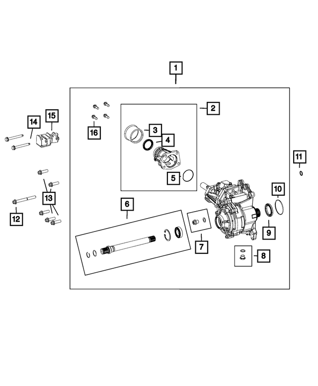 MOPAR GENUINE INTERMEDIATE SHAFT - 68237777AA - 68237777AA | Mopar ...