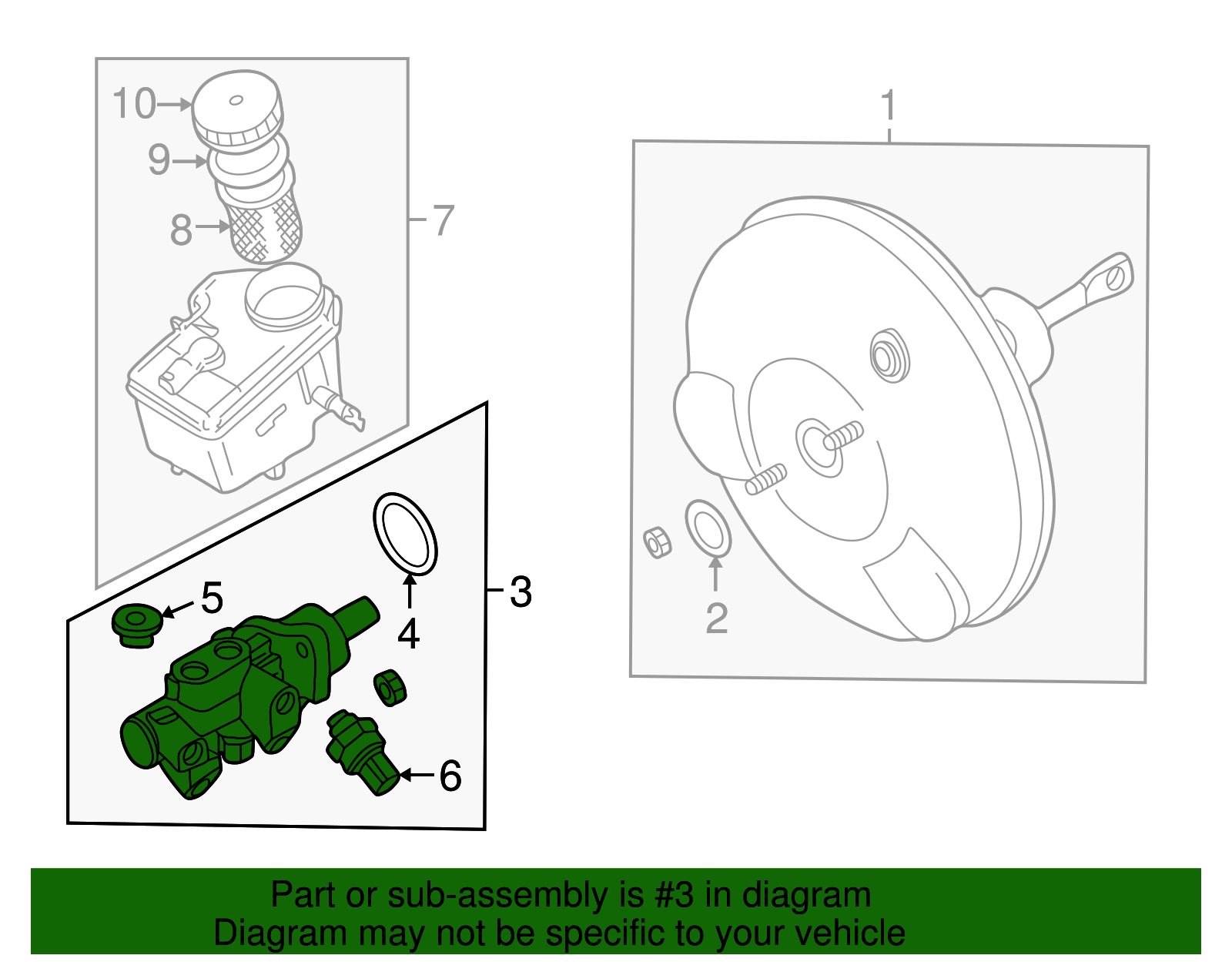 2003-2008 BMW | Master Cylinder | 34317838638 | BMW OEM Parts Store