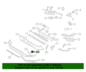 30763619 - Air Guide Clip - 2008-2021 Volvo | Volvo OEM Parts Direct