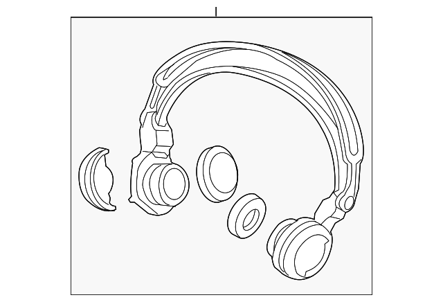 39580-SJK-J01 - Headphone Assembly (Matsushita) 2008-2012 Honda | Honda ...