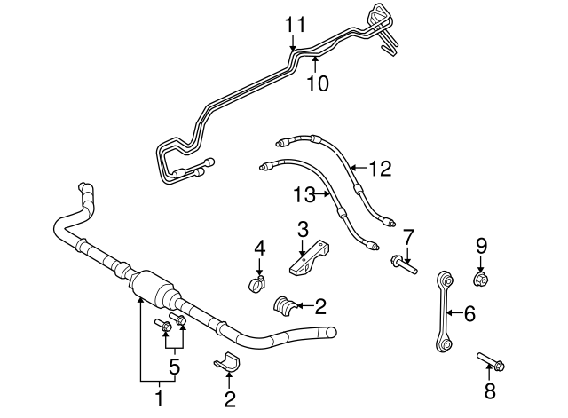 2008-2018 Porsche Cayenne Stabilizer Bar 958-343-703-01 | Sunset ...