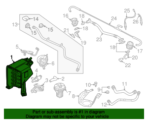 2004-2007 Volkswagen Touareg Vapor Canister 7L0-201-801-L | QuirkParts