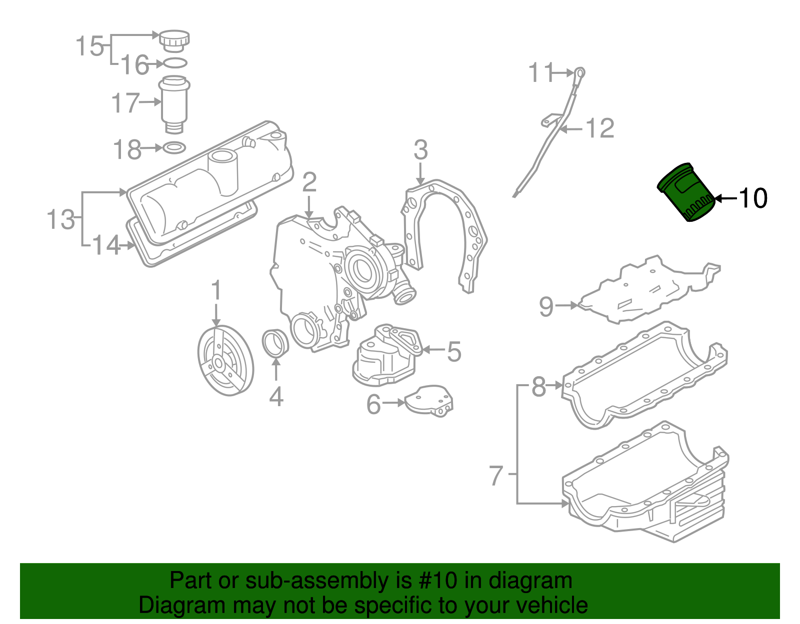1984-2012 GM Filter 12731179 GM | GMPartsDirect.com