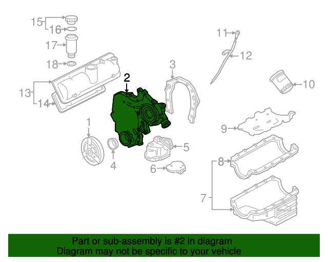 2006-2011 GM Front Cover 19209125 | QuirkParts
