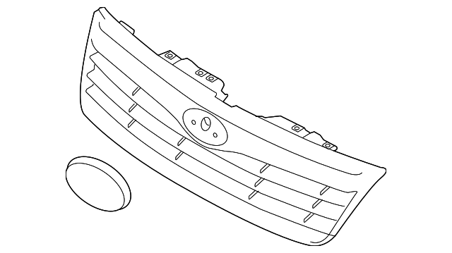 91121SC040 - Grille Assembly 2011-2013 Subaru Forester | Subaru Direct ...