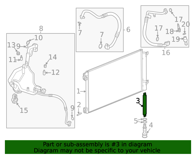 2020-2021 Buick Encore GX Dehydrator 42589939 | GMPartsDirect.com