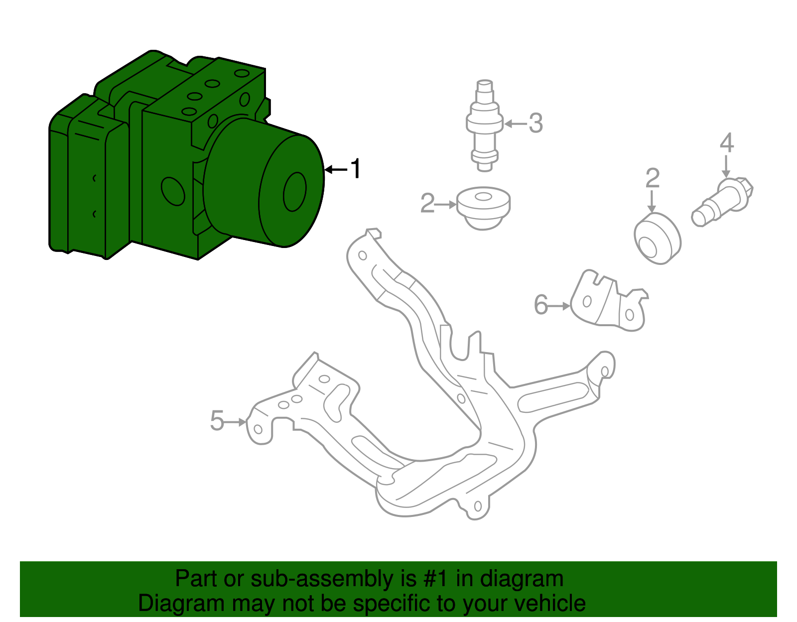 57110-SZT-S01 - 2011-2013 Honda CR-Z - Modulator Assembly Vs | Genuine ...