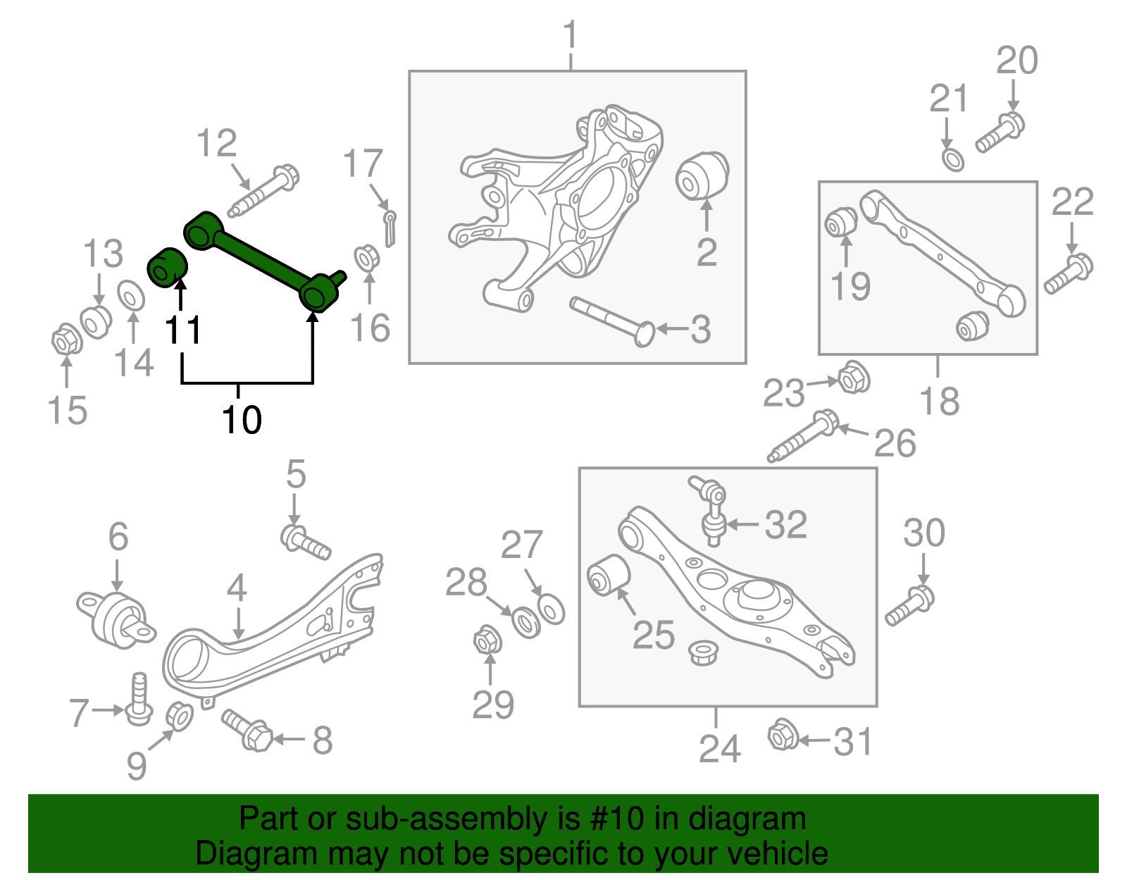 2013-2019 Hyundai Track Bar 55250-2W000 | HyundaiParts.Online